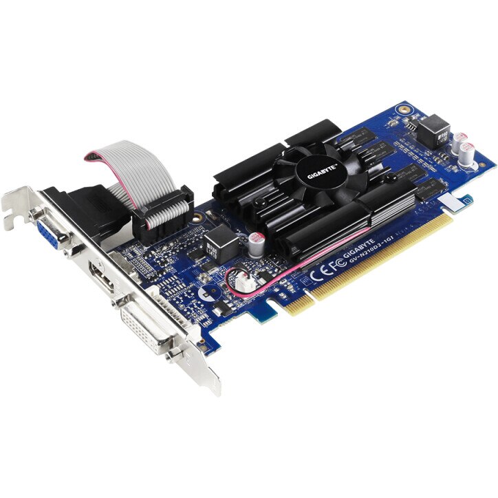 Placa video Gigabyte nVidia GeForce 210 GPU, GT210, PCI-E 2.0 ...