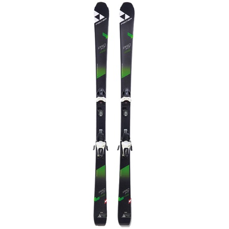 Ски Fischer Pro MT Fire + Автомати, Black/Green, 170 см - eMAG.bg