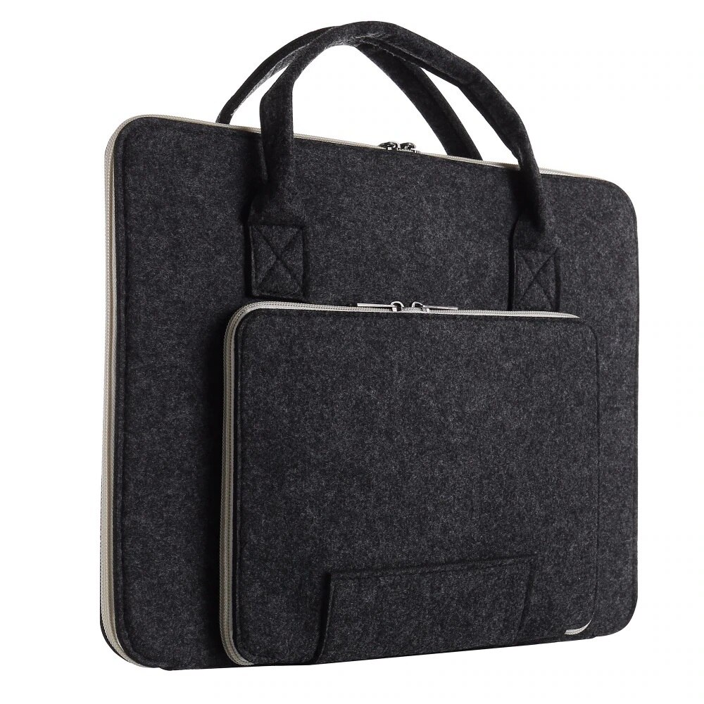 Geanta transport pentru MacBook de 13 Inch de Pasla Negru - eMAG.ro