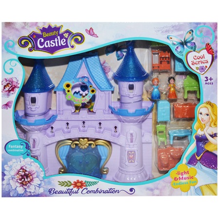 Castel muzical cu accesorii + 2 papusi-MayDay - eMAG.ro