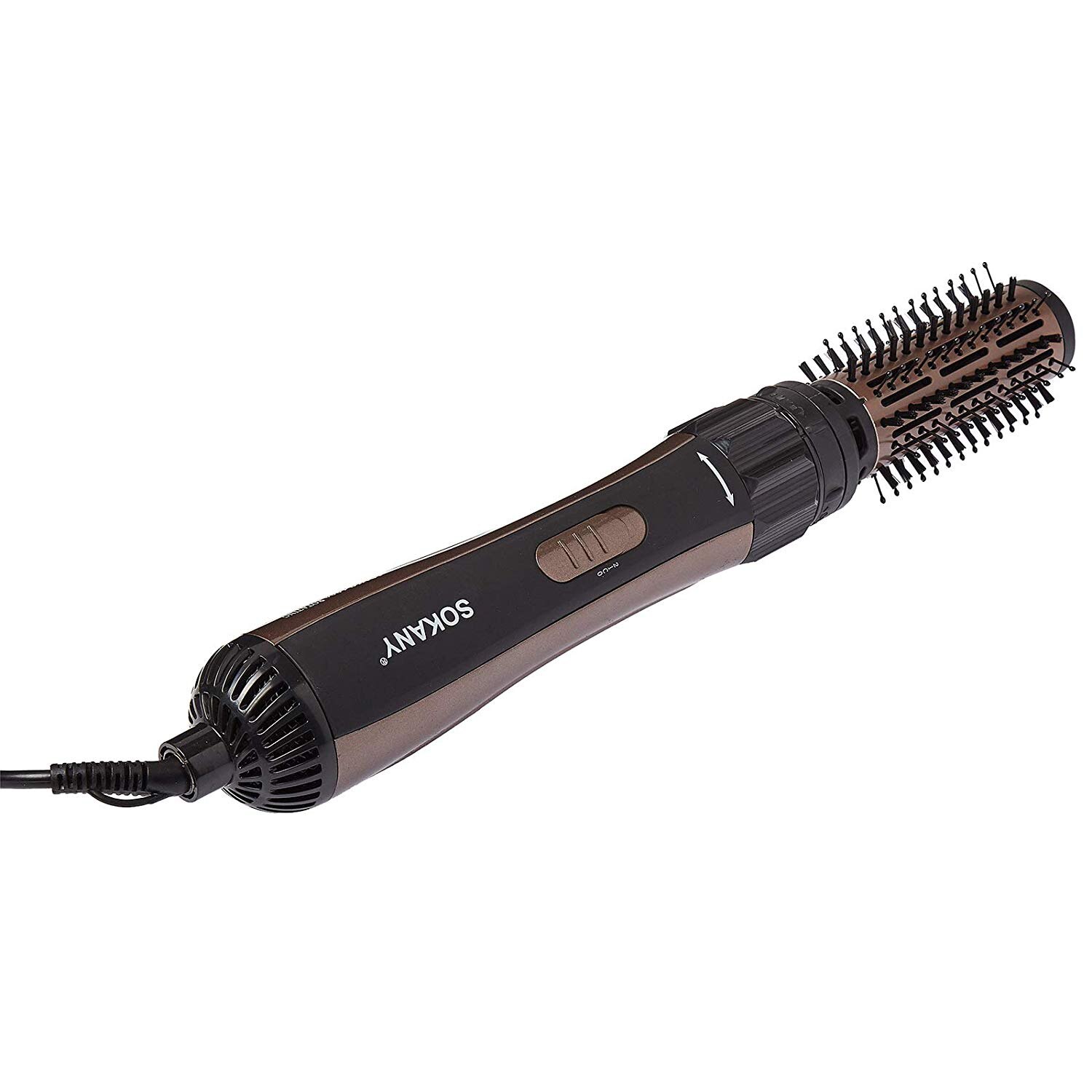 Perie de par rotativa Sokany, 1000 W, Negru/Auriu - eMAG.ro