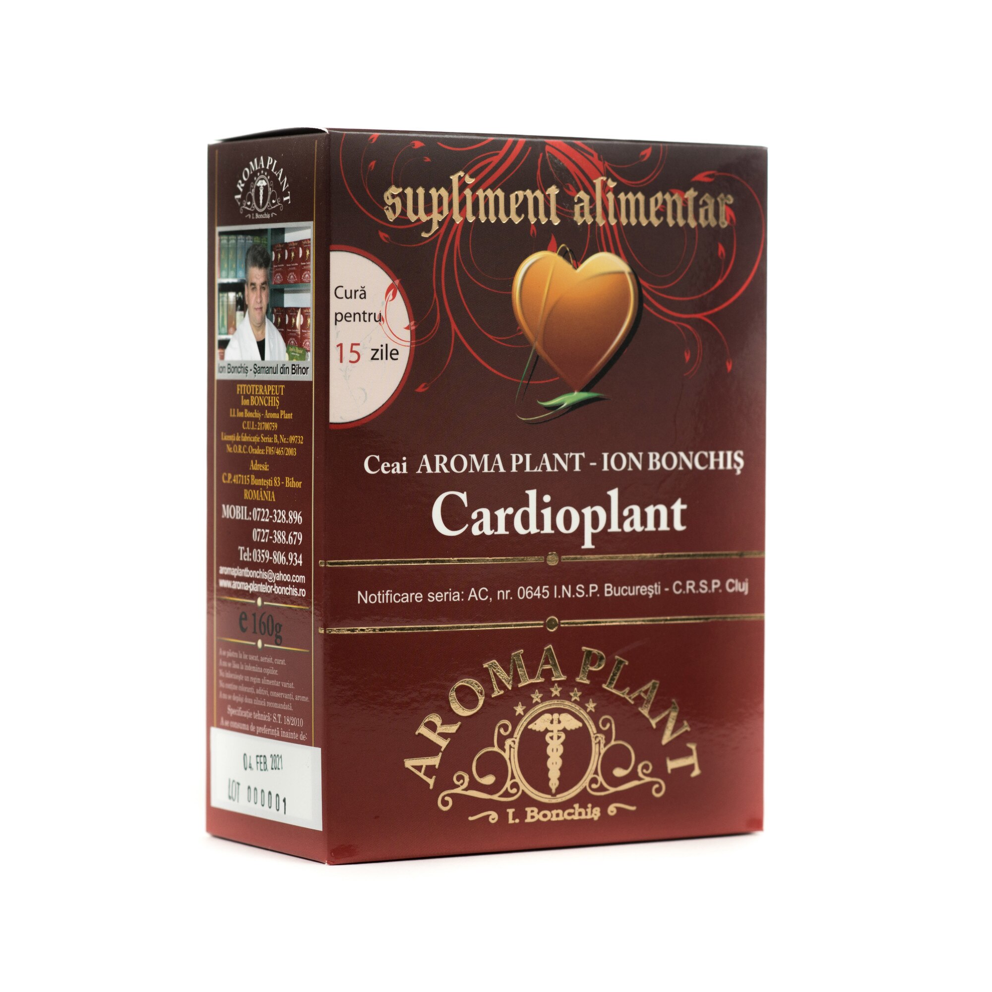 Ceai Aroma Plant, Cardioplant 160 g - eMAG.ro