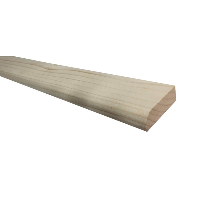 Plinta din lemn masiv de brad, molid, pin 1000x50x18 mm - eMAG.ro