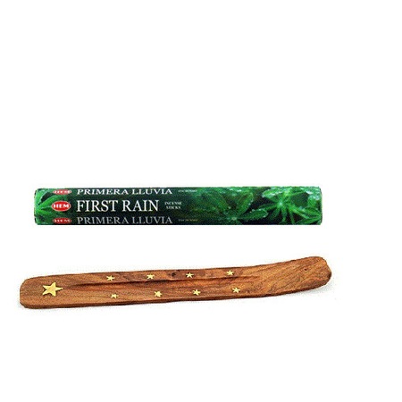 Set betisoare parfumate HEM First Rain + suport lemn - eMAG.ro