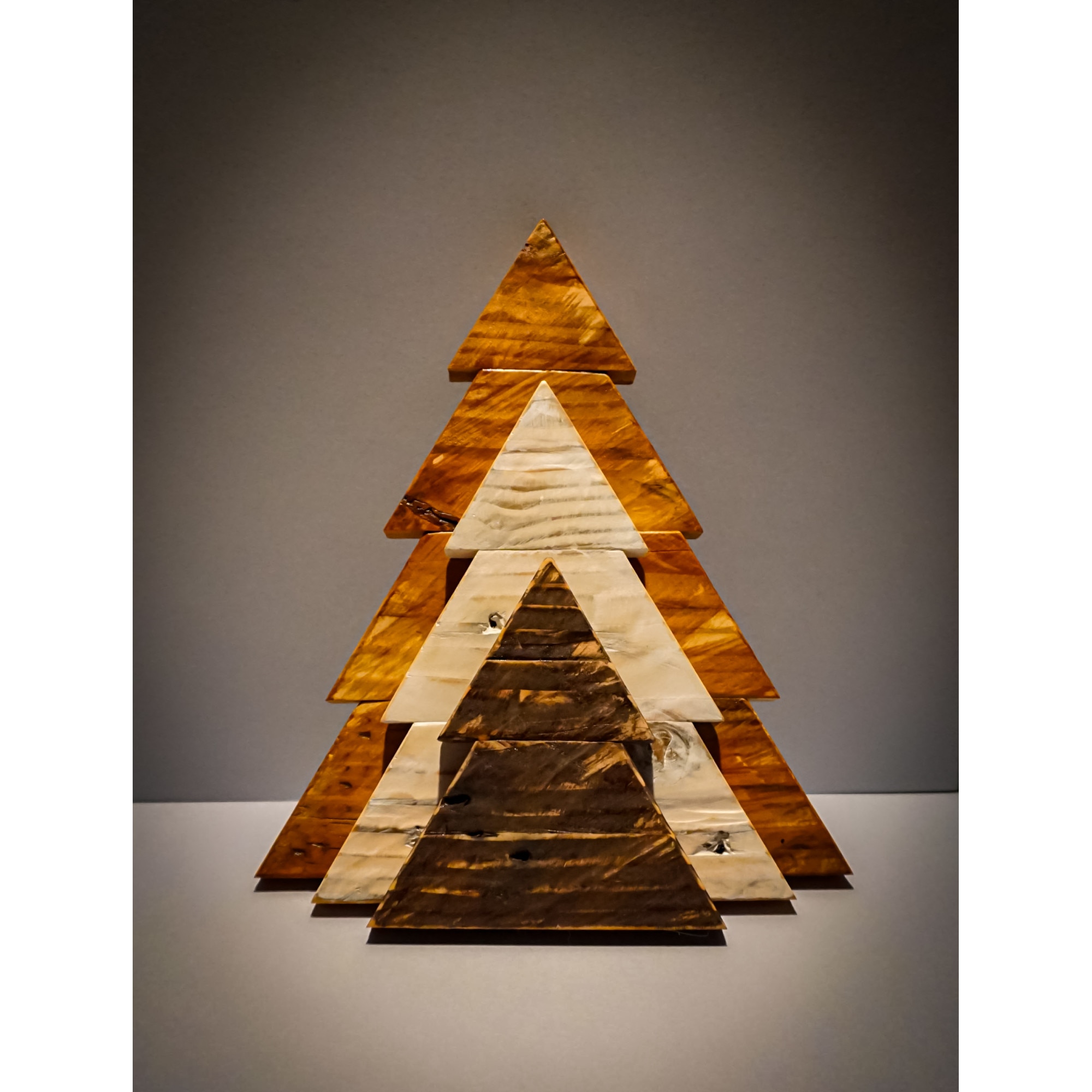 Set 3 Braduti HandMade, Rustic, Lemn, 28 x 25 cm, 21 x 20 cm, 14 x 14 ...