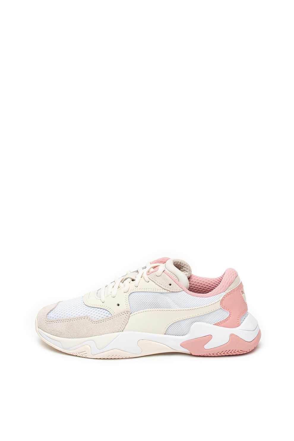 Puma, Спортни обувки Storm Origin, Крем / Розов, 7 - eMAG.bg