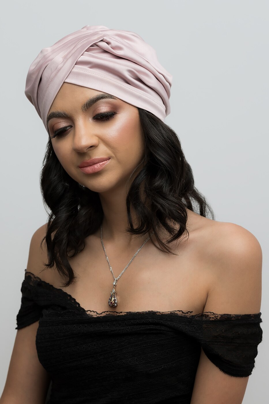 Turban, Ottomans, Matase, Marime universala, Roz - eMAG.ro