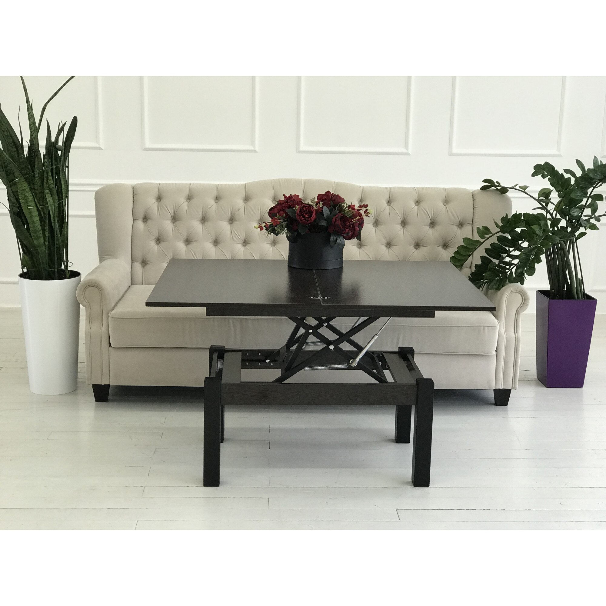 Masa extensibila, Transformer Butterfly, Wenge, 900 х 520 х 600mm (ext ...