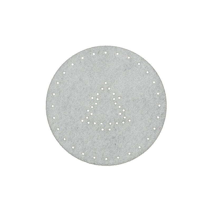 Set pentru cusut din fetru - cerc verde + 2 brazi albi - eMAG.ro