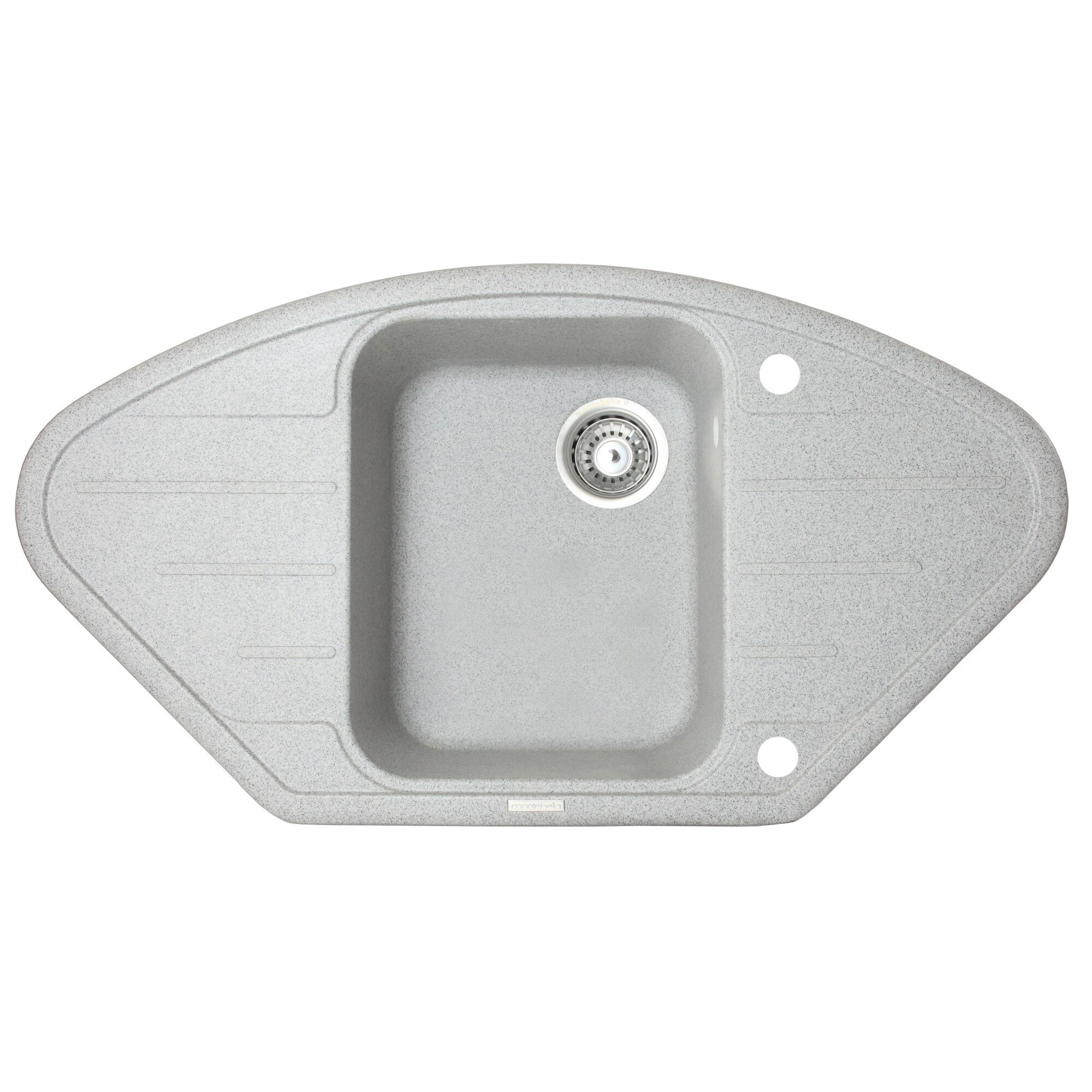 Chiuveta granit, Montebella, 960x510 mm, montare pe colt, cuva adanca ...