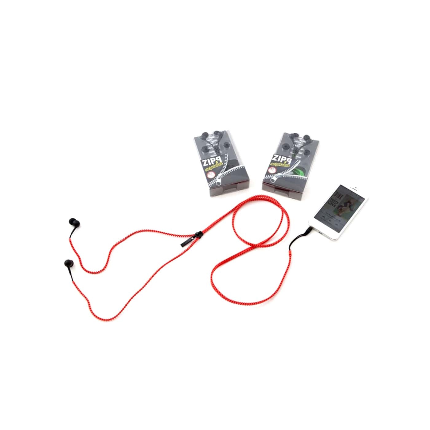 Casti audio telefon cu fir fermoar, portocaliu - eMAG.ro