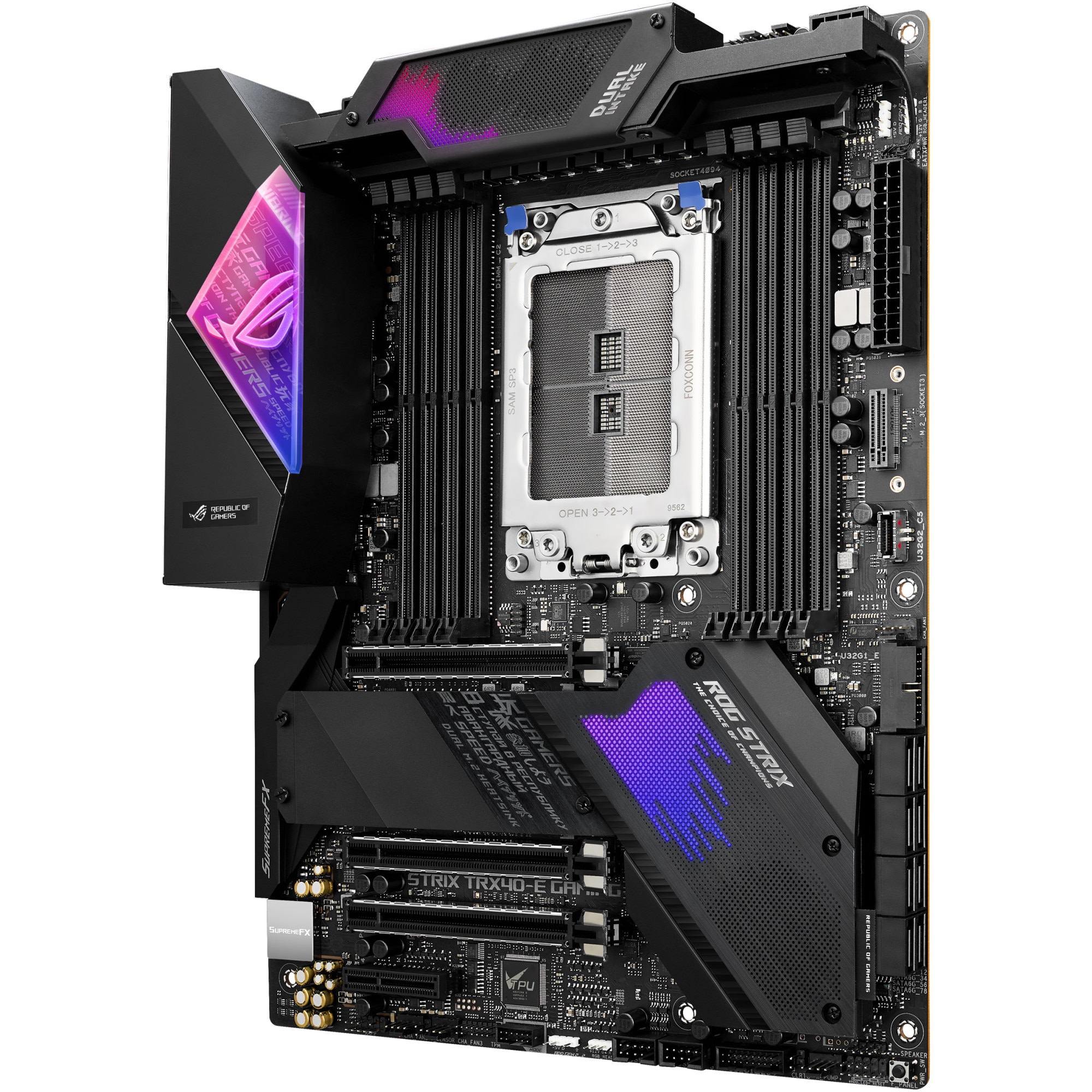 Placa de baza ASUS ROG STRIX TRX40-E GAMING, Socket sTRX4 - eMAG.ro