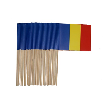 Set 50 stegulete tricolore hartie, Admiral Media, Multicolor, A5 - eMAG.ro