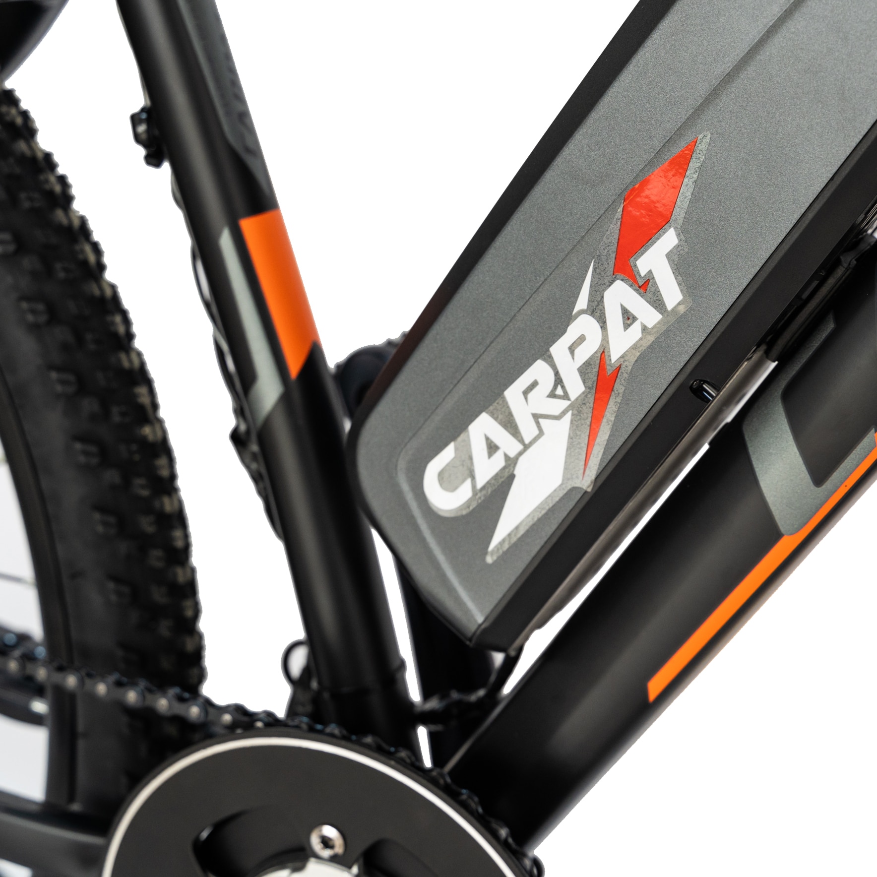 Електрически велосипед MTB Carpat C2999E, Черен/Оранжев - eMAG.bg