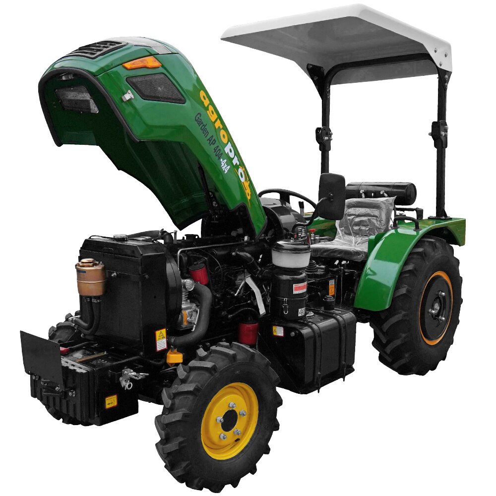 Tractor agricol, AgroPro Garden AP404, 40 Cp, 4x4, acoperis de soare ...