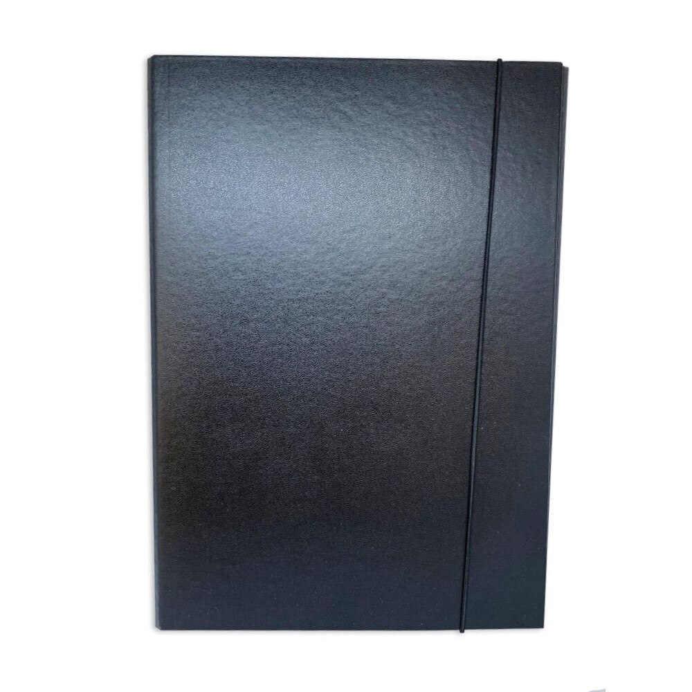 Mapa din Carton cu Elastic, 230x315x20 mm, Max. 200 Coli, Negru, Mapa ...