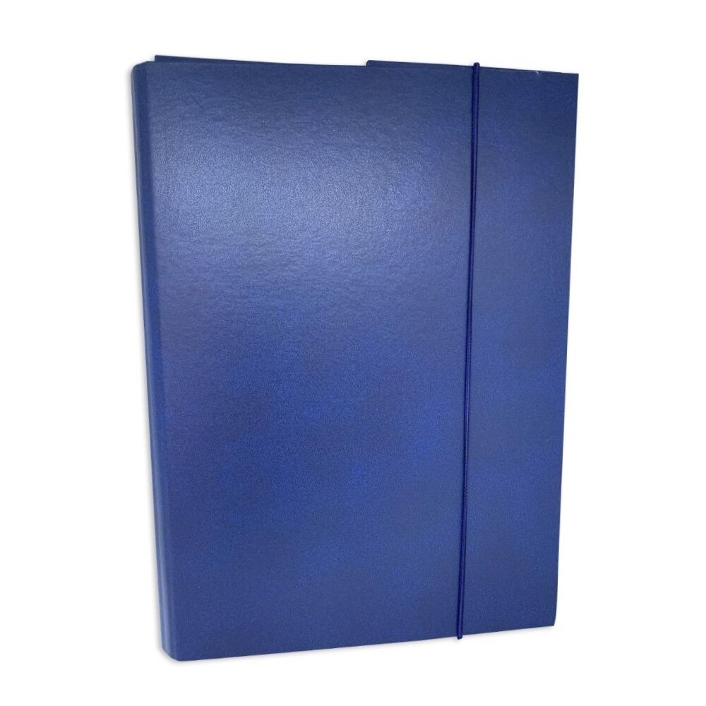 Mapa din Carton cu Elastic, 230x315x20 mm, Max. 200 Coli, Albastru ...