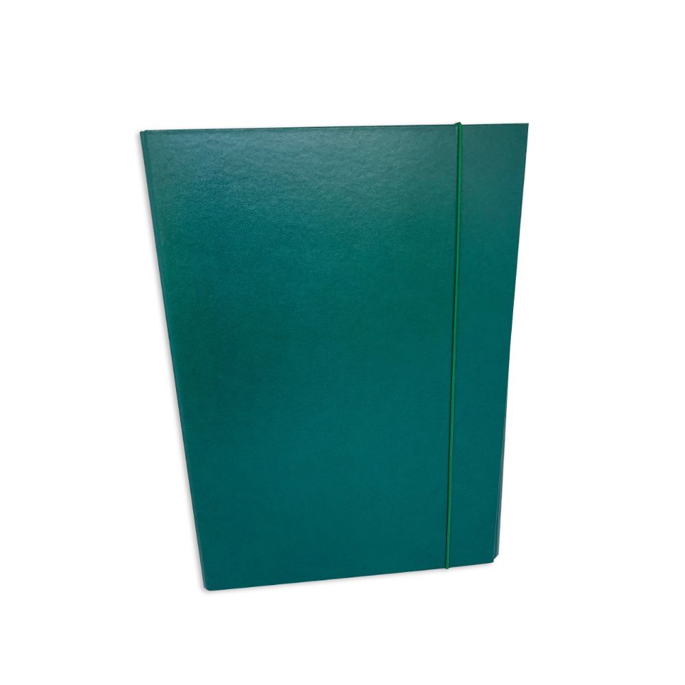 Mapa din Carton cu Elastic, 245x320x30 mm, Max. 300 Coli, Verde, Mapa ...
