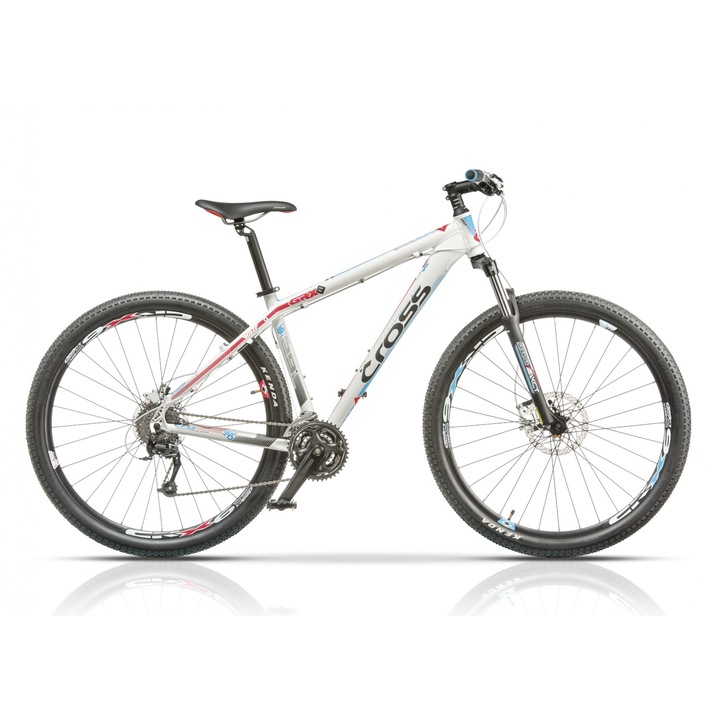 BICICLETA CROSS GRX 8 29", Alb, cadru 460mm - eMAG.ro
