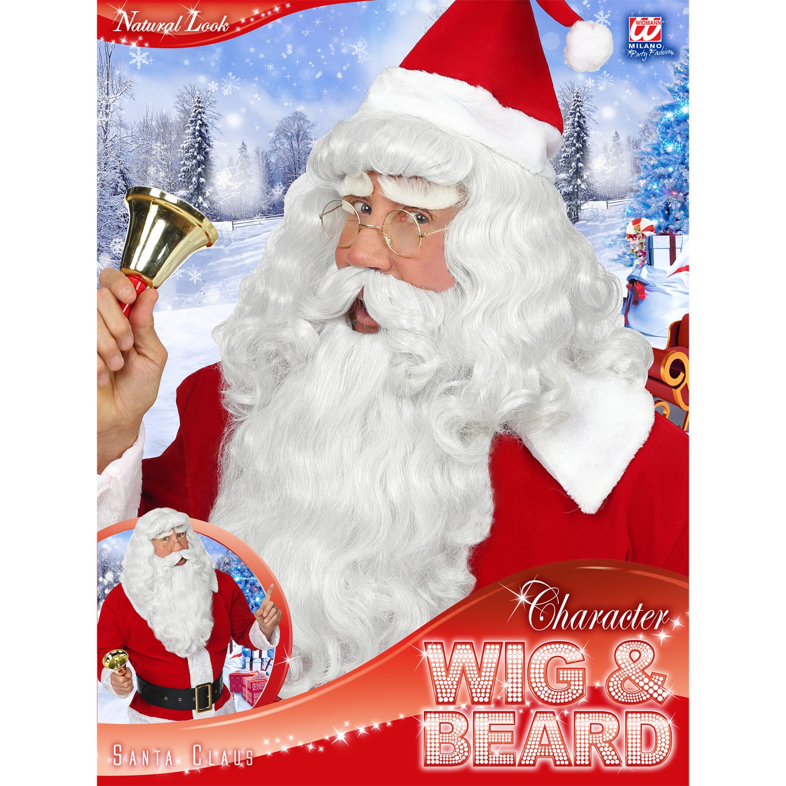 Peruca Si Barba Mos Craciun Deluxe Widmann - eMAG.ro