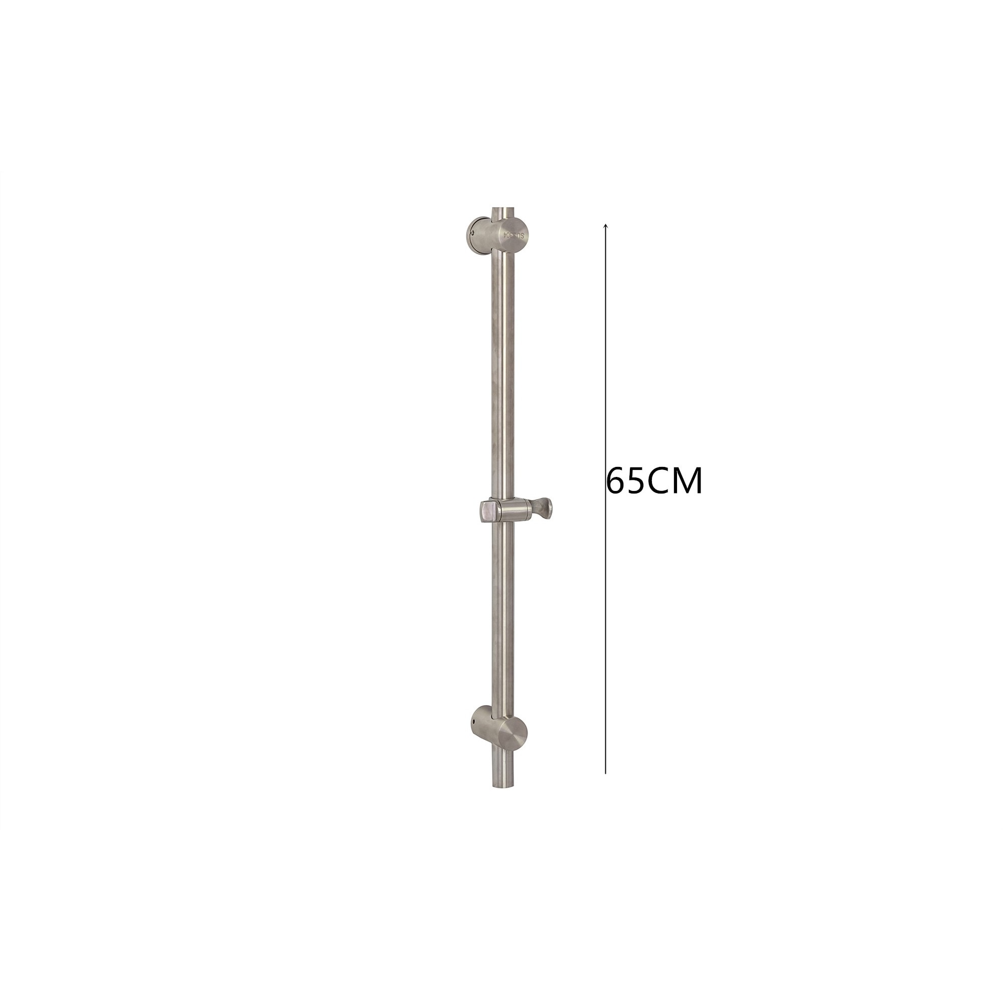 Set bara dus, cu para si furtun, fixare perete, inox satinat TRENDY S ...