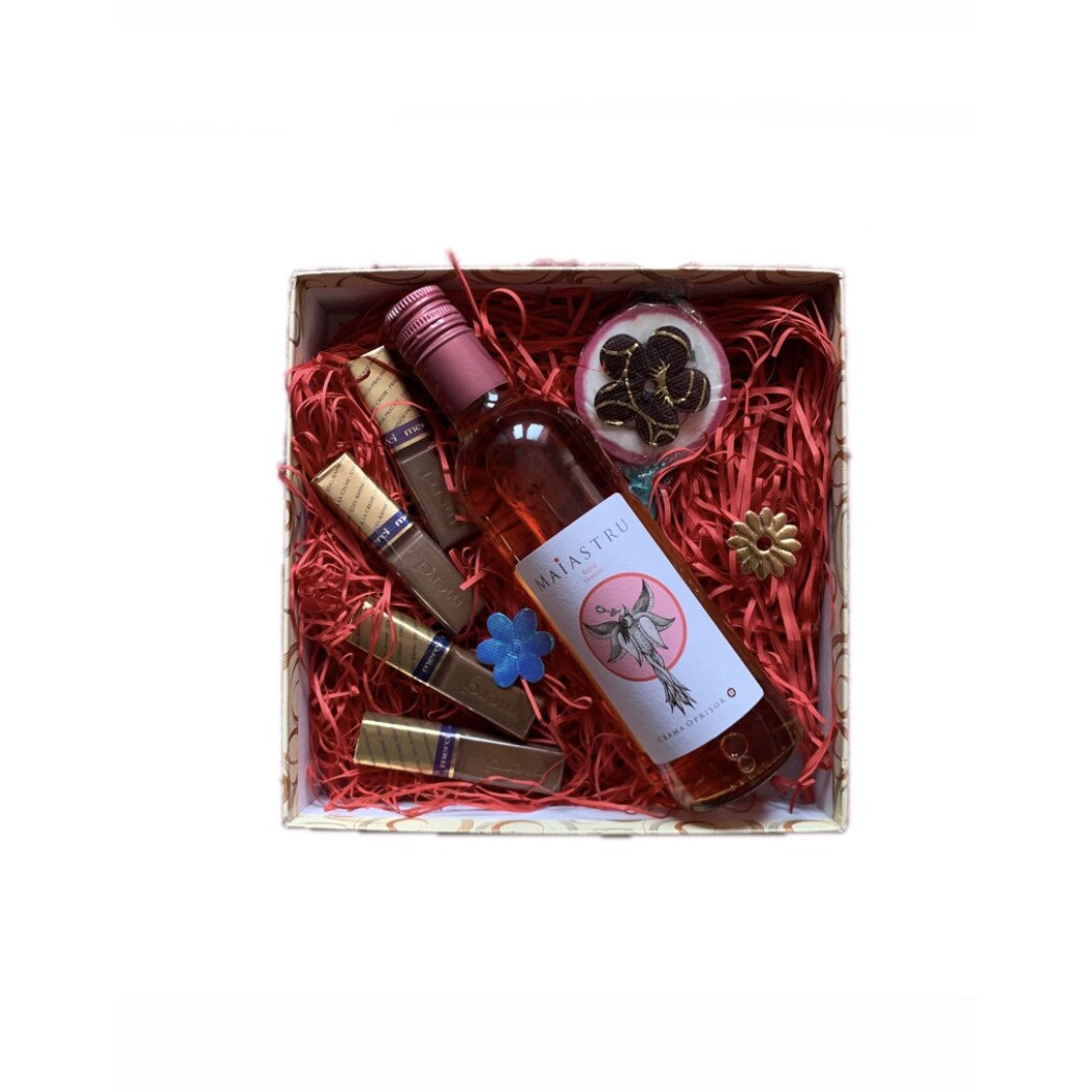 Pachet cadou, Dulapiorul Roz, Merci Wine - eMAG.ro