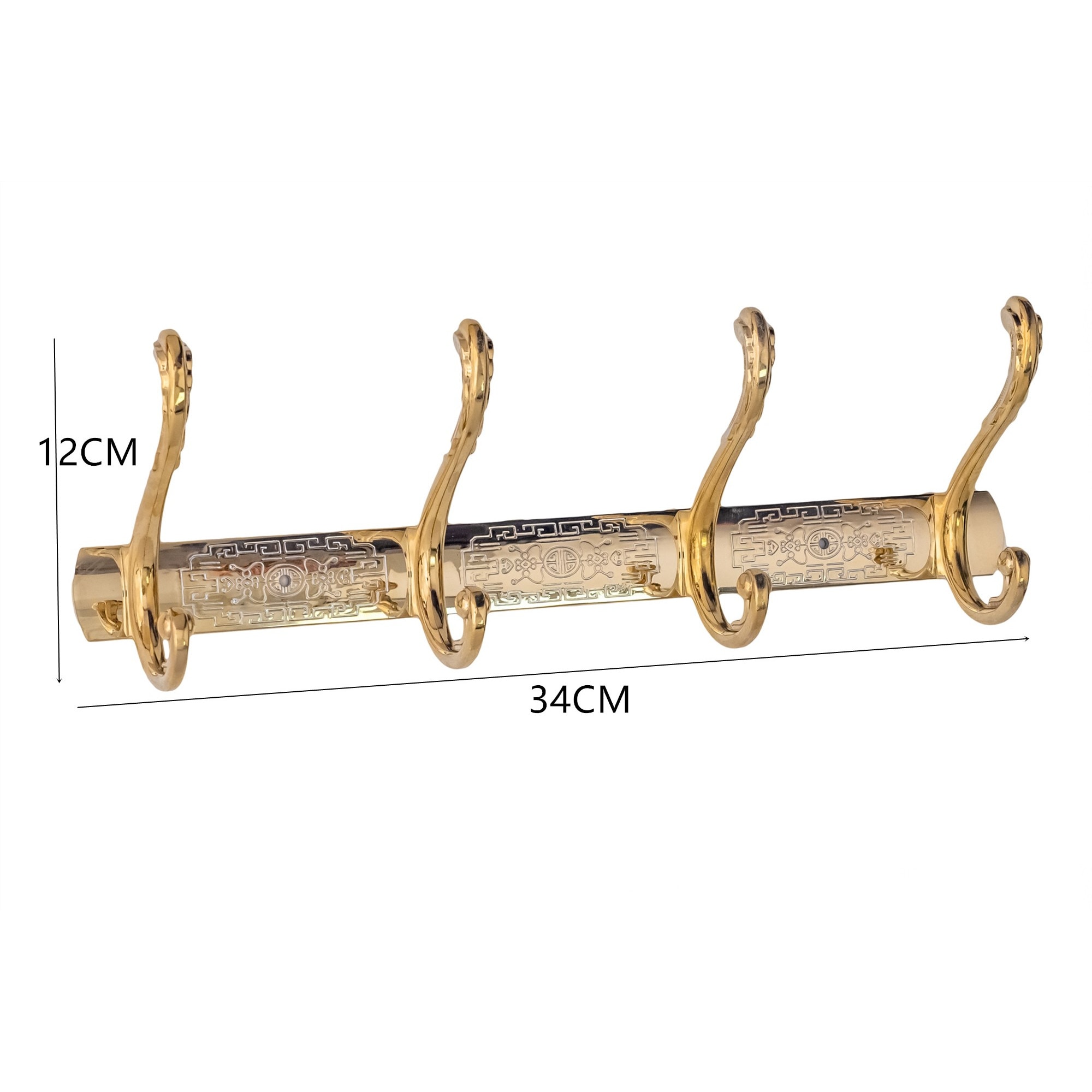 Cuier baie, cu patru brate, rose-gold TRENDY S - eMAG.ro