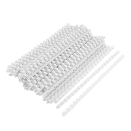 Spire de plastic Fellowes 25 mm alb 50 bucati/set - eMAG.ro