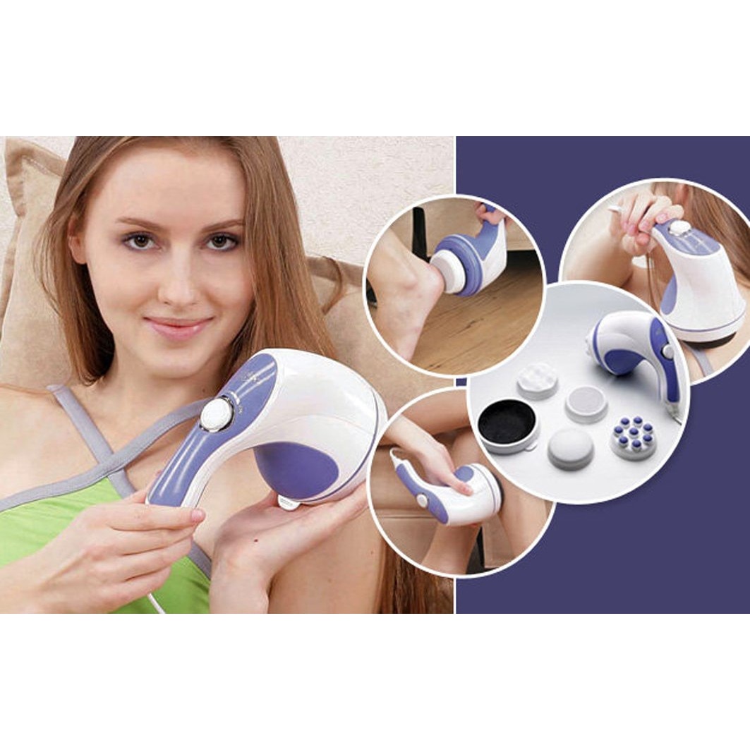 Антицелулитен масажор Relax & Tone, Мощност 25 W, 5 включени аксесоара ...