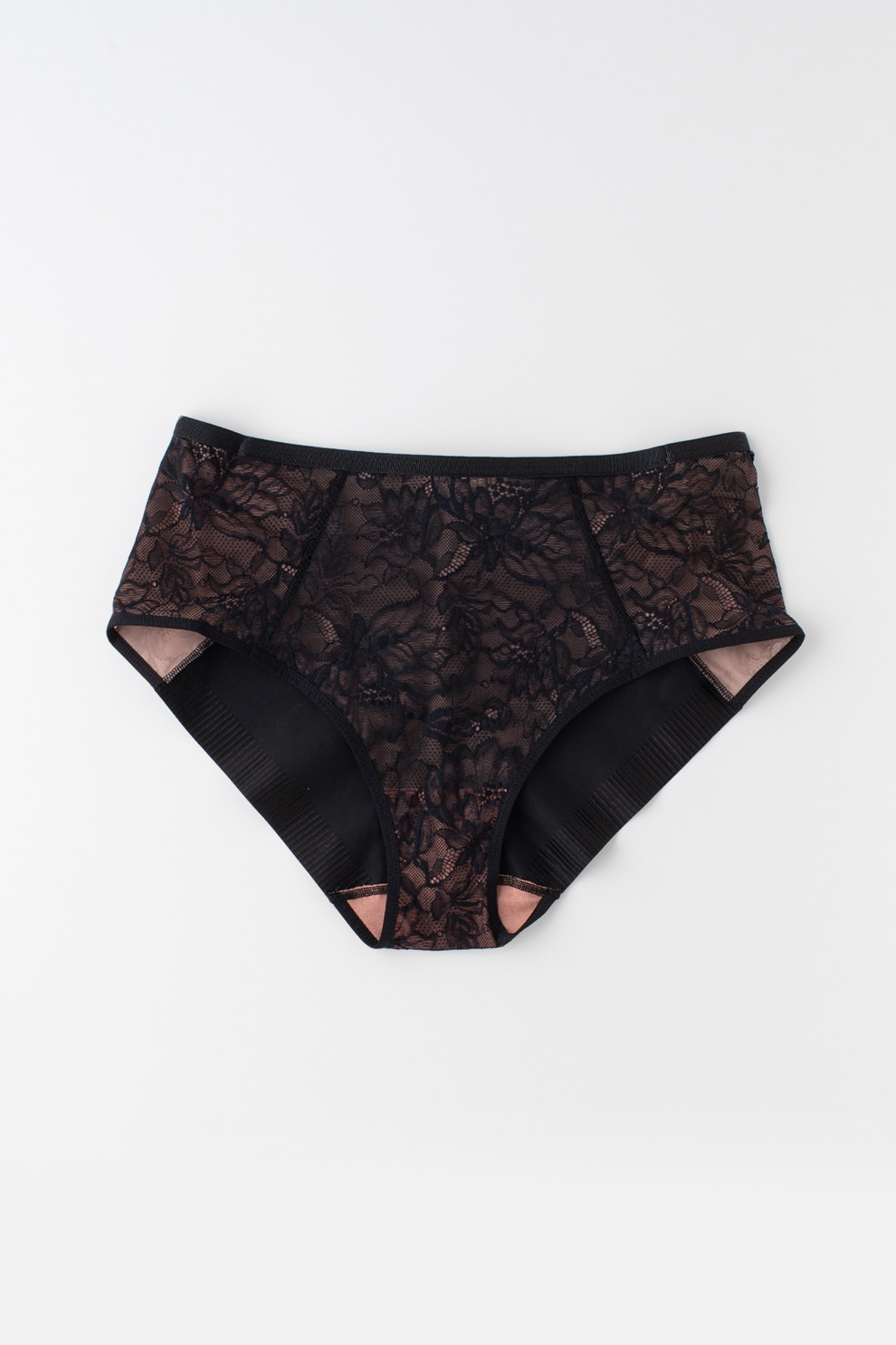 Triumph, Chiloti hipster cu dantela Amourette Charm, Negru, 44 - eMAG.ro