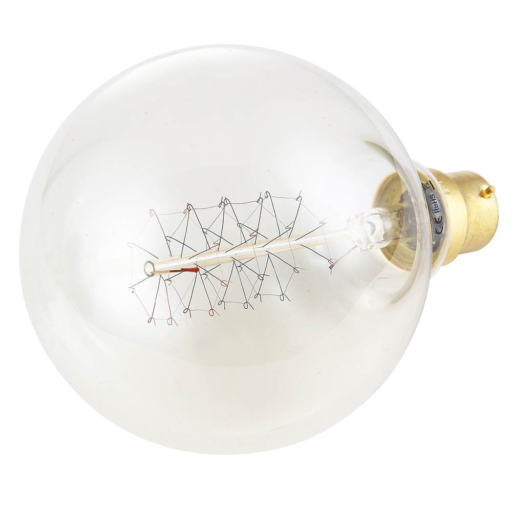 Set 3 Becuri Edison Glob cu fasung B22, 40 W - eMAG.ro