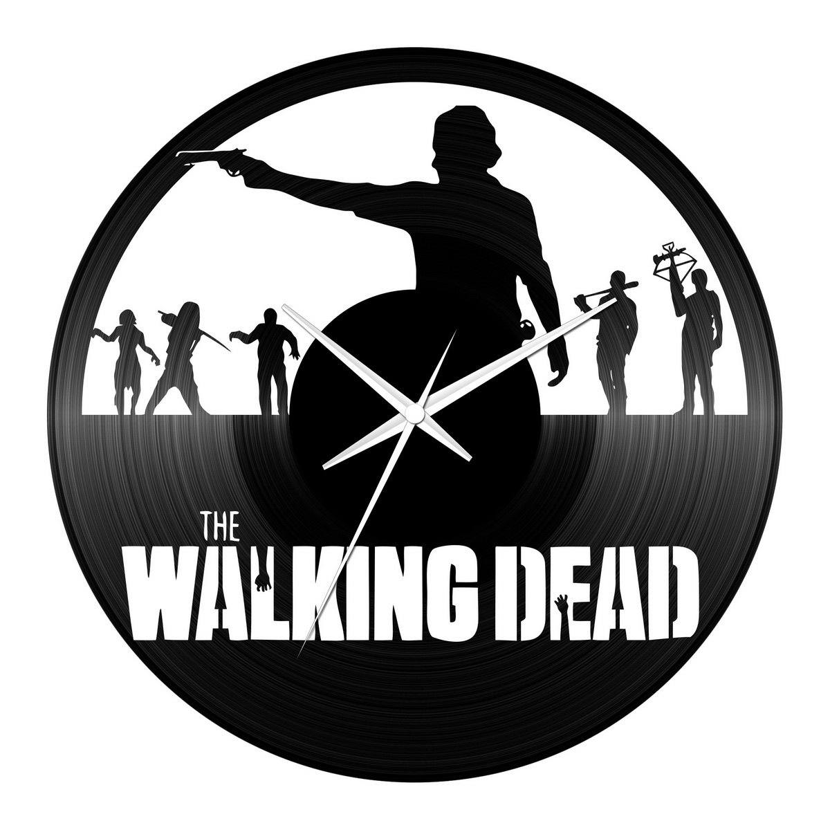 Ceas decorativ, Chimera Creative Studio Bt., Vinil The Walking Dead ...