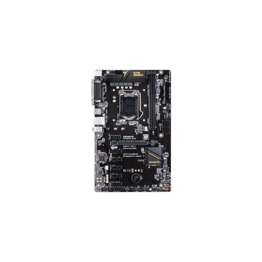 GIGABYTE Alaplap S1151 H110-D3A INTEL H110, ATX - eMAG.hu