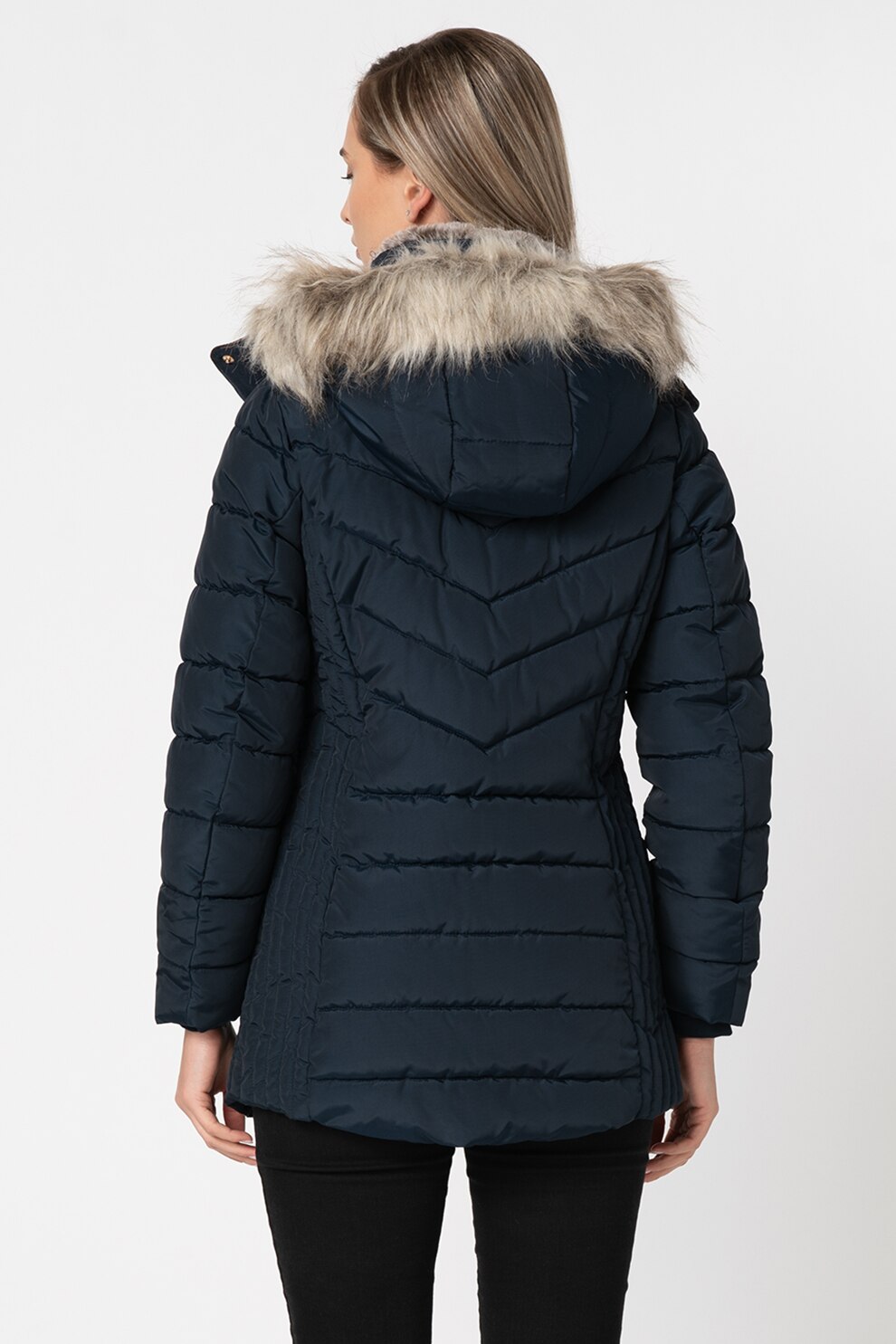 Geographical Norway, Подплатено зимно яке Ajuju, Тъмносин, 4 - eMAG.bg