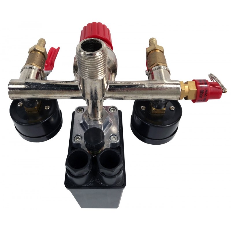 Presostat compresor aer + supape 20A 230V 3-12 bari VERKE V81204 - eMAG.ro