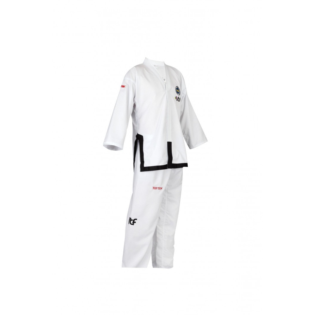 Kimono Dobok,Top Ten, Diamond ITF pentru Taekwon-do, alb,160 cm - eMAG.ro
