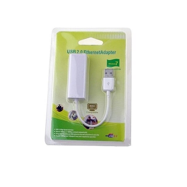 Placa de retea USB, adaptor USB 2.0 la internet, LAN 10/100Mbps RJ45 ...