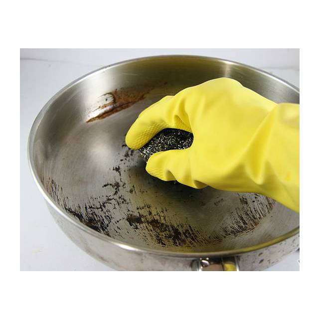 Burete vase Vileda Professional 100200, Inox Metalic, 40g - eMAG.ro