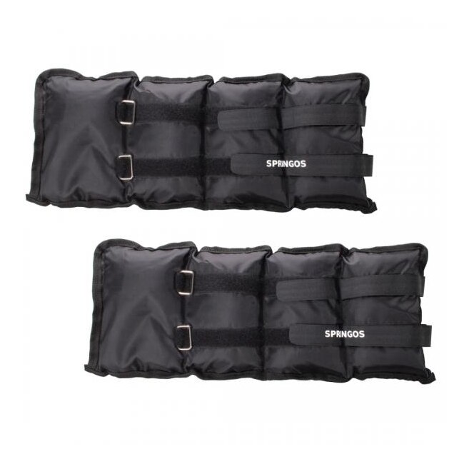 Set greutati fitness pentru maini si picioare, 2x2.5 kg, 2 buc, negru ...