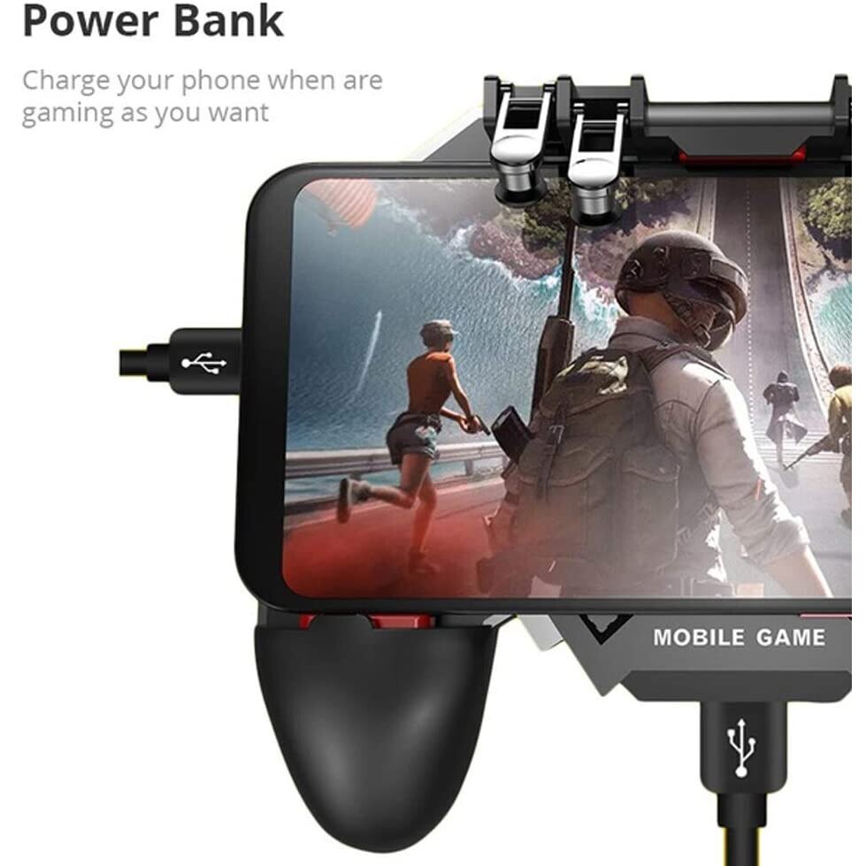 GamePad AK77 4000 mah, метален тригер, Power Bank, Fortnite / PUBG / и ...