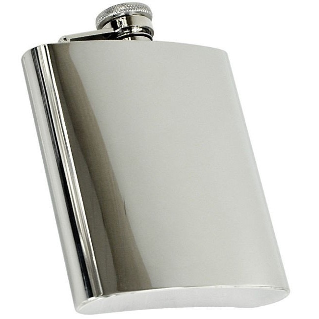 Butelca metalica, MIL-TEC, Otel inoxidabil, 110ml, Argintiu - eMAG.ro