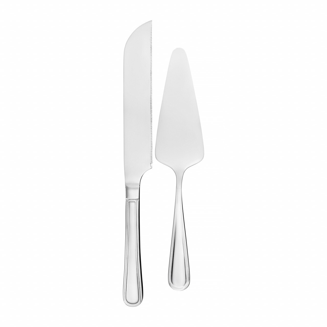 Set tacamuri inox servire desert, cutit si spatula, 2 piese, Ambition ...