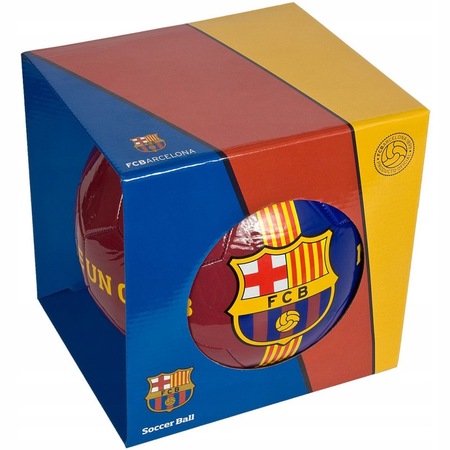 Set Minge de fotbal FC Barcelona "Mes Que un Club" + Cutie CADOU - eMAG.ro