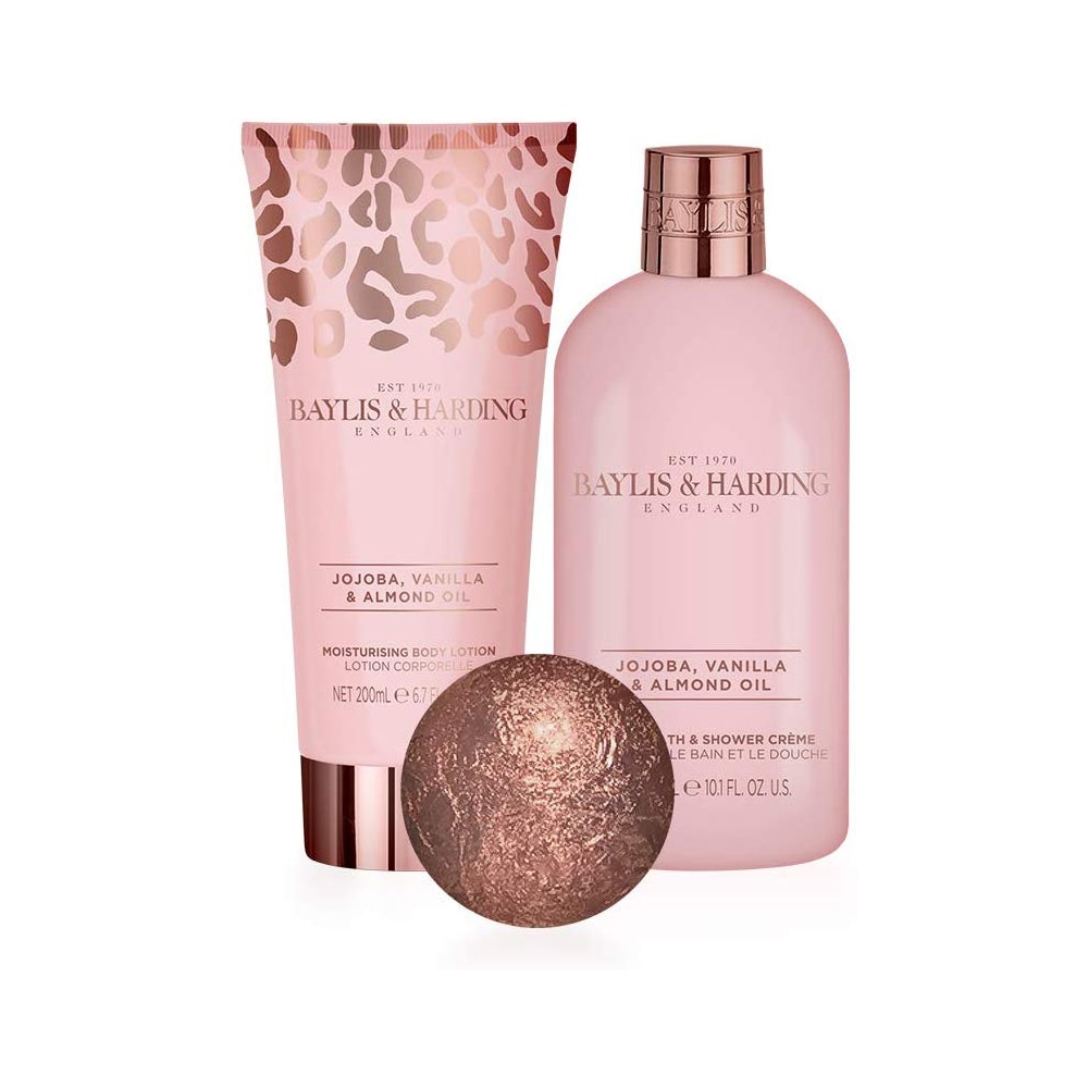 Set cadou Baylis & Harding Jojoba Vanilla & Almond Oil Heart set - eMAG.ro