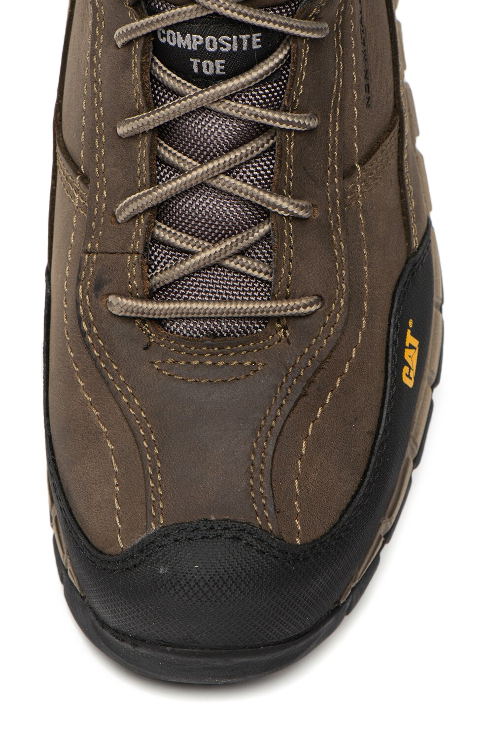 CAT, Ghete din piele Streamline Protective, Verde militar/Negru, 10 ...