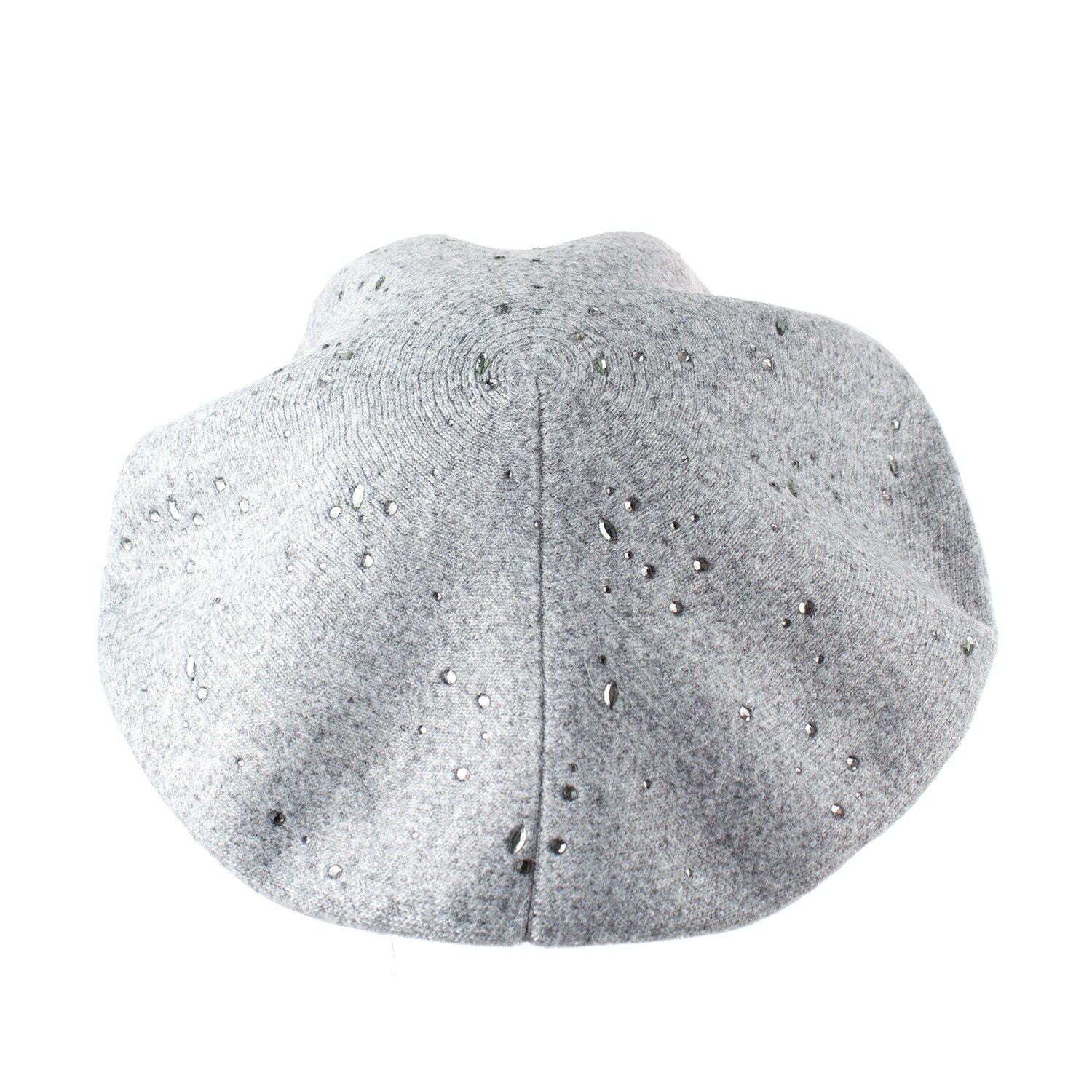 Basca dama casmir cu aplicatii cristale, HL-101, gri deschis - eMAG.ro