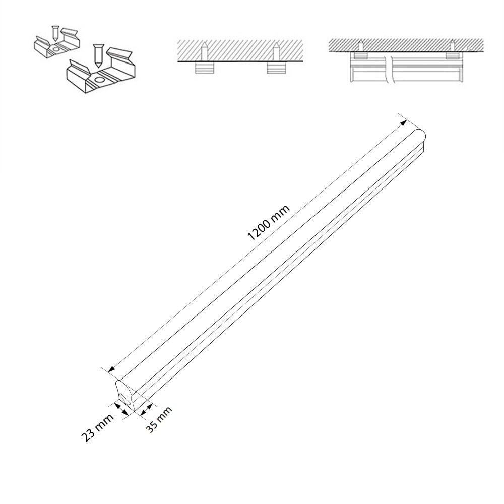 Tub LED T5 Fito Full Spectrum 120cm, LED Market®, Putere 24W, 50 000H ...