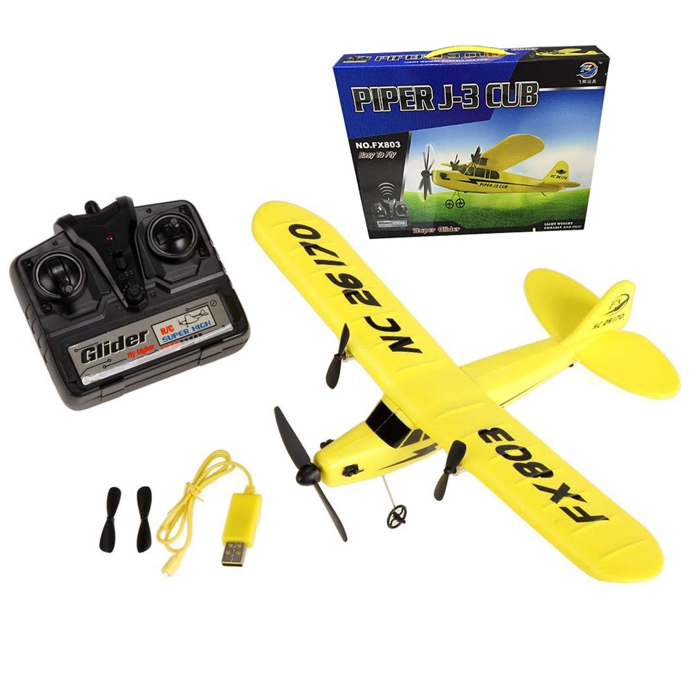 Avion Piper J3 cu telecomanda - eMAG.ro