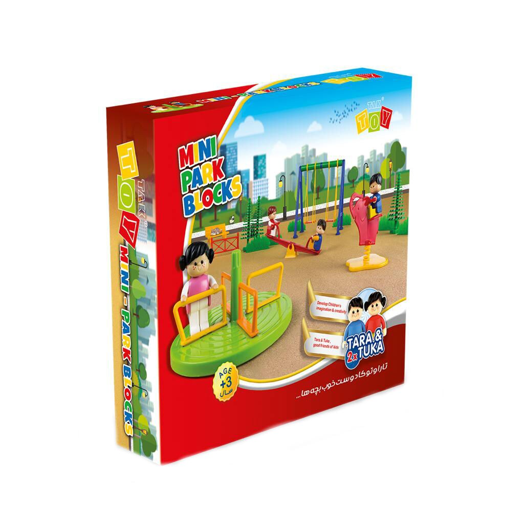 Set constructie Mini Happy Park TAK TOY, 32 piese - eMAG.ro