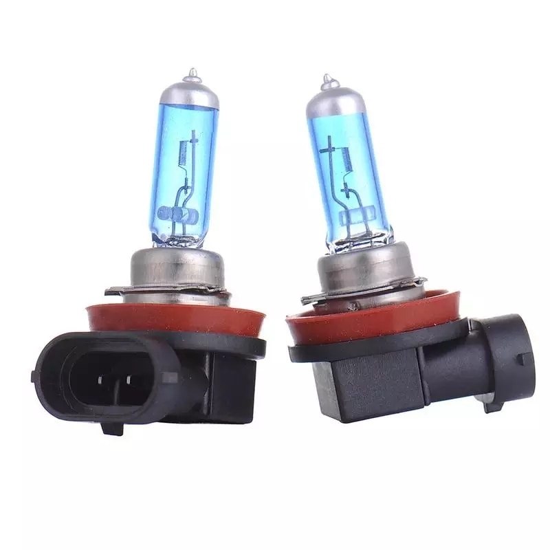 Set 2 becuri h8/h9/h11/h16 halogen super white +130% 12v 55w - eMAG.ro